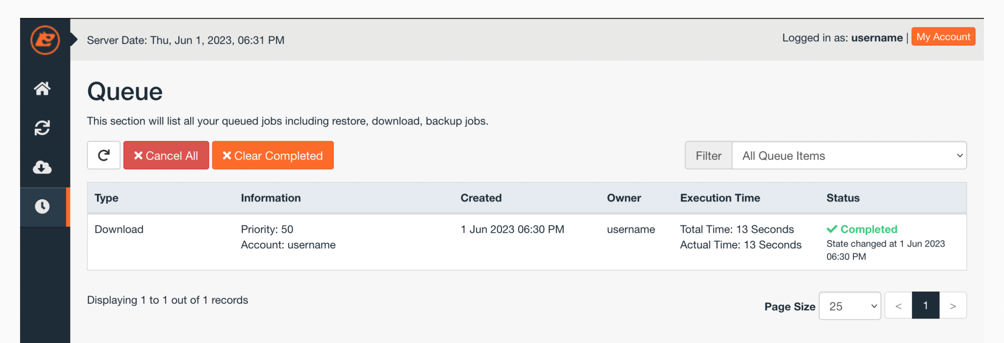 Як користуватися додатком JetBackup 5 в cPanel | HOSTiQ Wiki