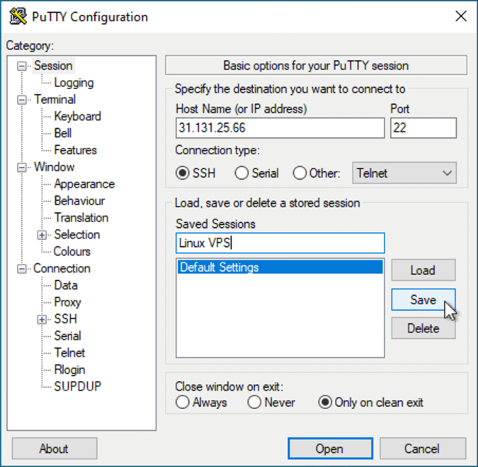 Як підключитися до облачного VPS | HOSTiQ Wiki